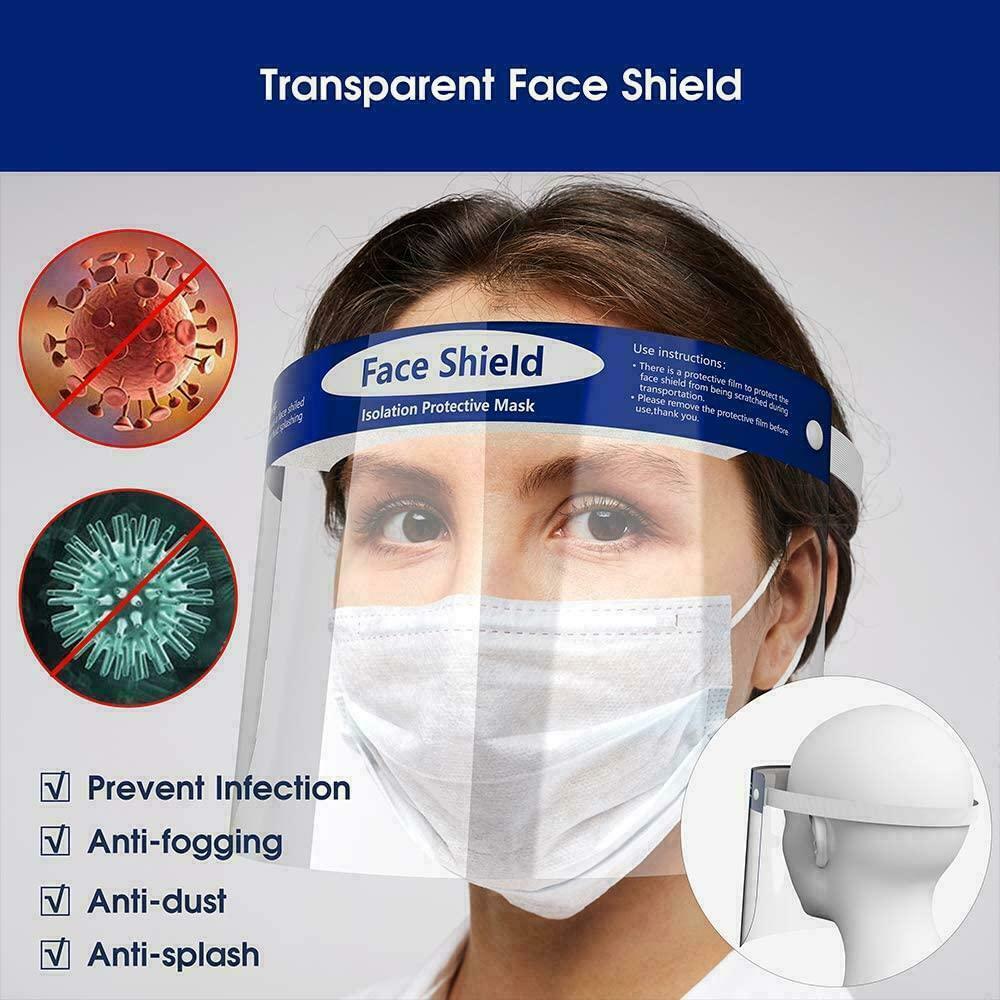 Safety Full Face Shield – 10 PCS - PP&E Parts & Supplies Store Safety Full Face Shield – 10 PCS - PP&E Parts & Supplies Store